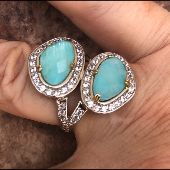 joya by Judy Crowell | Jewelry | Joya Moonstone Turquoise Doublet ...